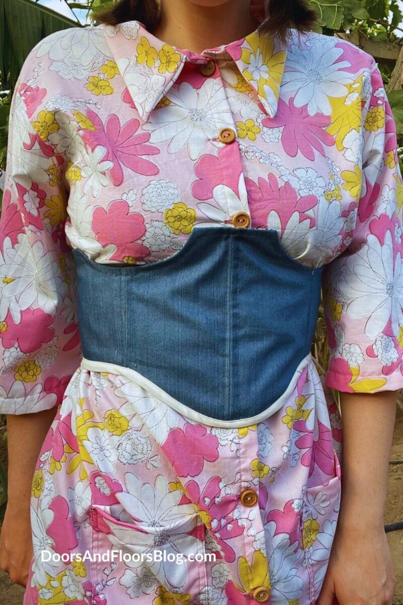 How To Make Your Own Reversible Corset Belt - Doors And Floors