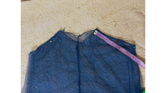 How To Make A Self-Drafted Layering Mesh Top - Doors And Floors