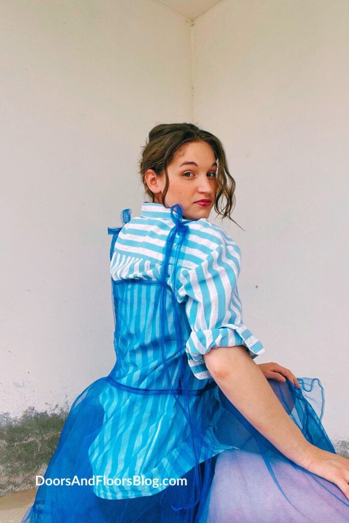 How To Make A Tulle Overlay Dress: Pattern-Free Sewing - Doors And Floors