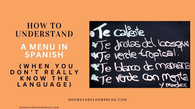 How To Understand A Menu In Spanish (When You Don’t Really Know The ...
