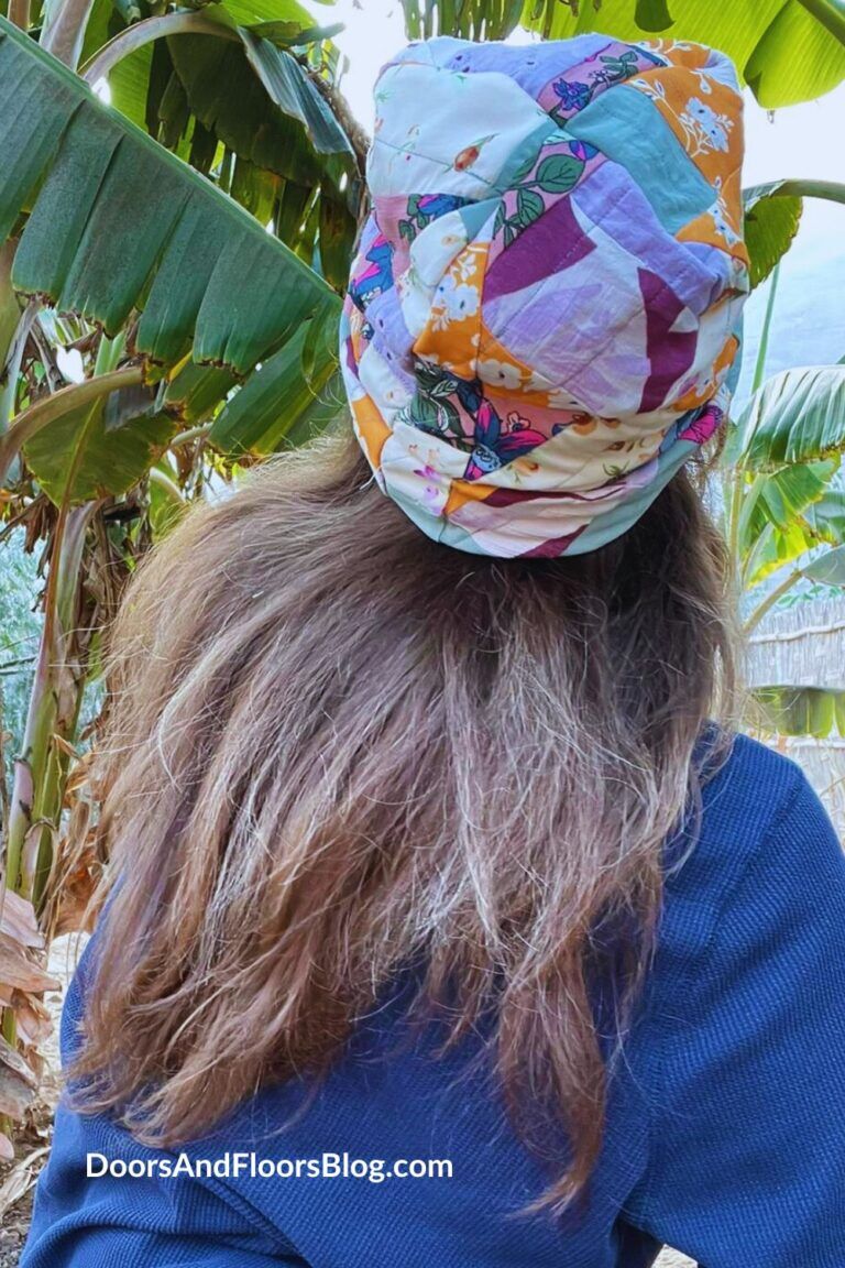 How To Make A Satin Lined Beanie From Fabric Scraps - Doors And Floors